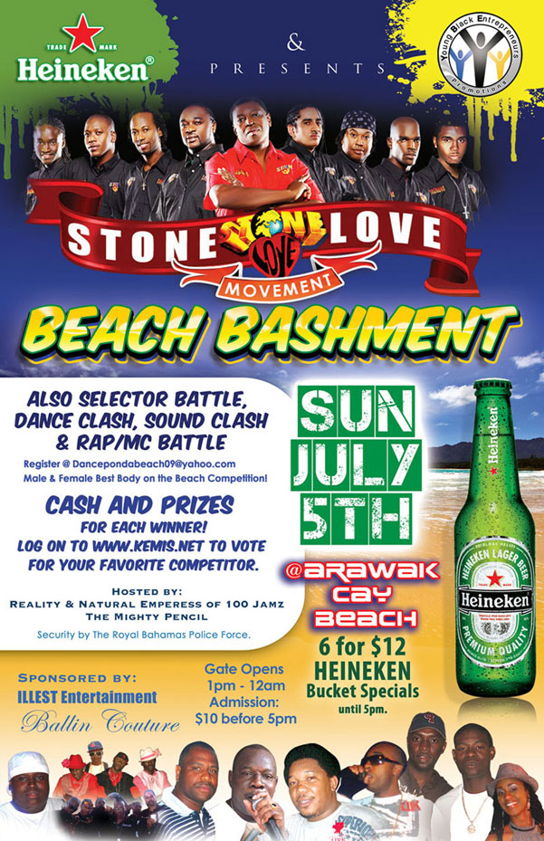 Free Advertsing on Bahamas Press – Heineken Beach Bashment Today ...