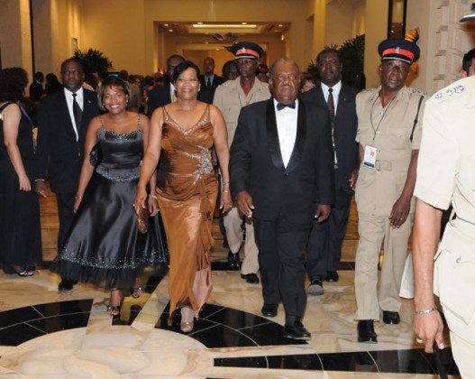 Hubert was in Atlantis Sunday looking like a BULLFROG IN BOW TIE ...