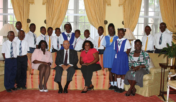 Bimini All Age School students pay courtesy call | Bahamaspress.com