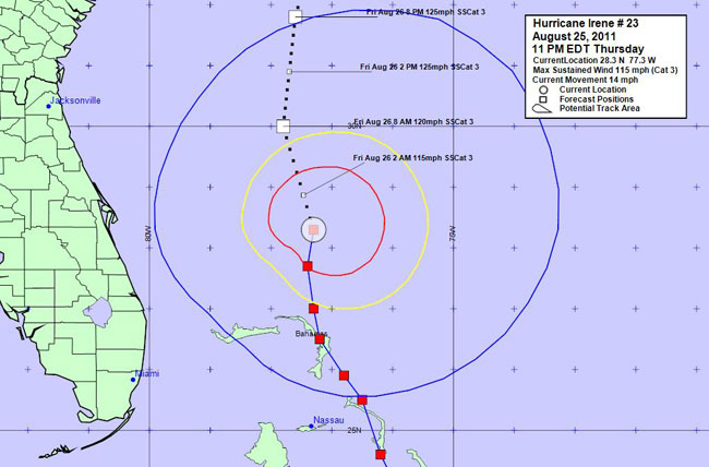 Alert #37 and ALL CLEAR Issued – Hurricane Irene | Bahamaspress.com