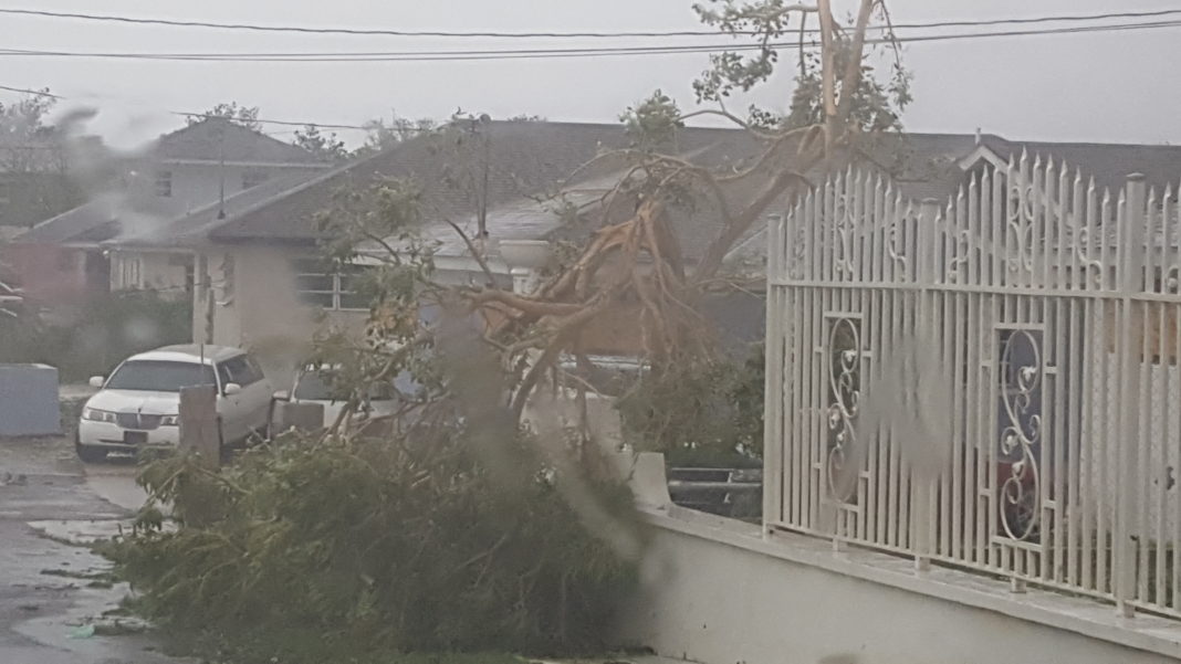 Major damage and flood in New Providence Bahamas following the passage ...