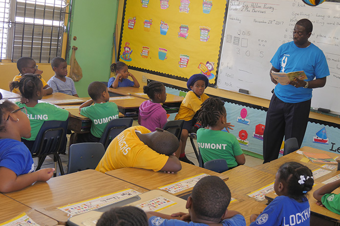 BTC SHARES ‘WATER FOR MONIQUE’ WITH EVA HILTON PRIMARY | Bahamaspress.com