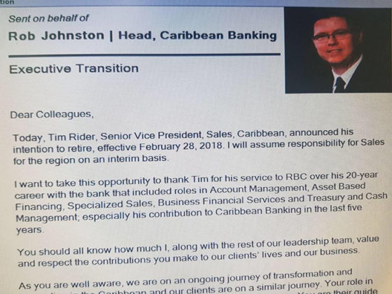 RBC executive Tim Rider’s dumb comments have landed him his job ...