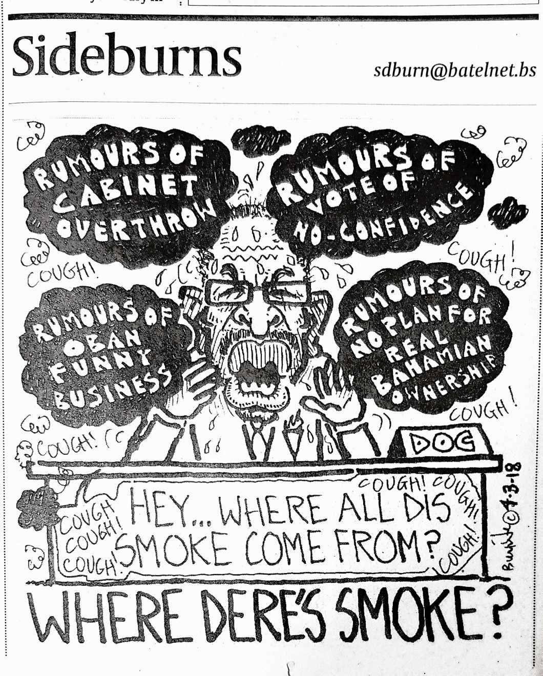 Sideburns tell us more than what PM Minnis is saying… | Bahamaspress.com