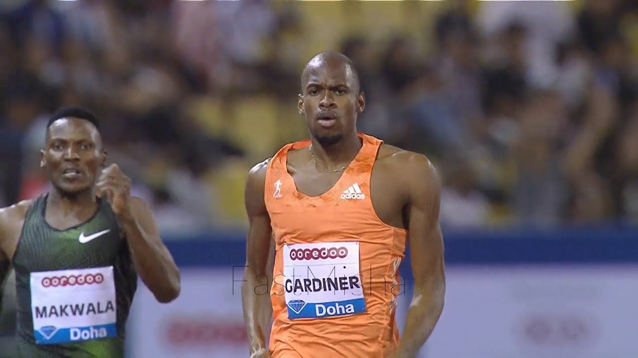 Steven Gardiner takes gold in the 400m at the Doha Diamond League ...
