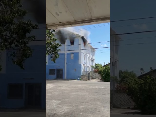 The James Lodge #3 Hall on Kemp Road 3rd floor is on fire ...