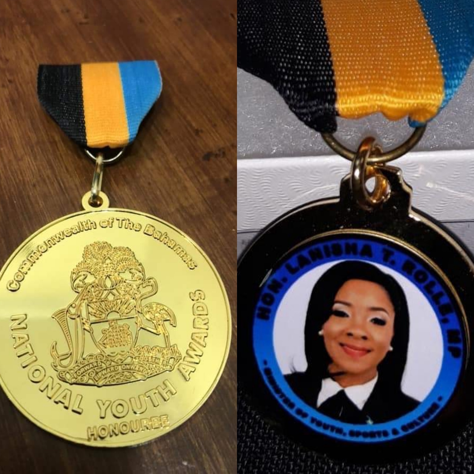 Look what Lanisha Rolle has brought youth awards to…. | Bahamaspress.com