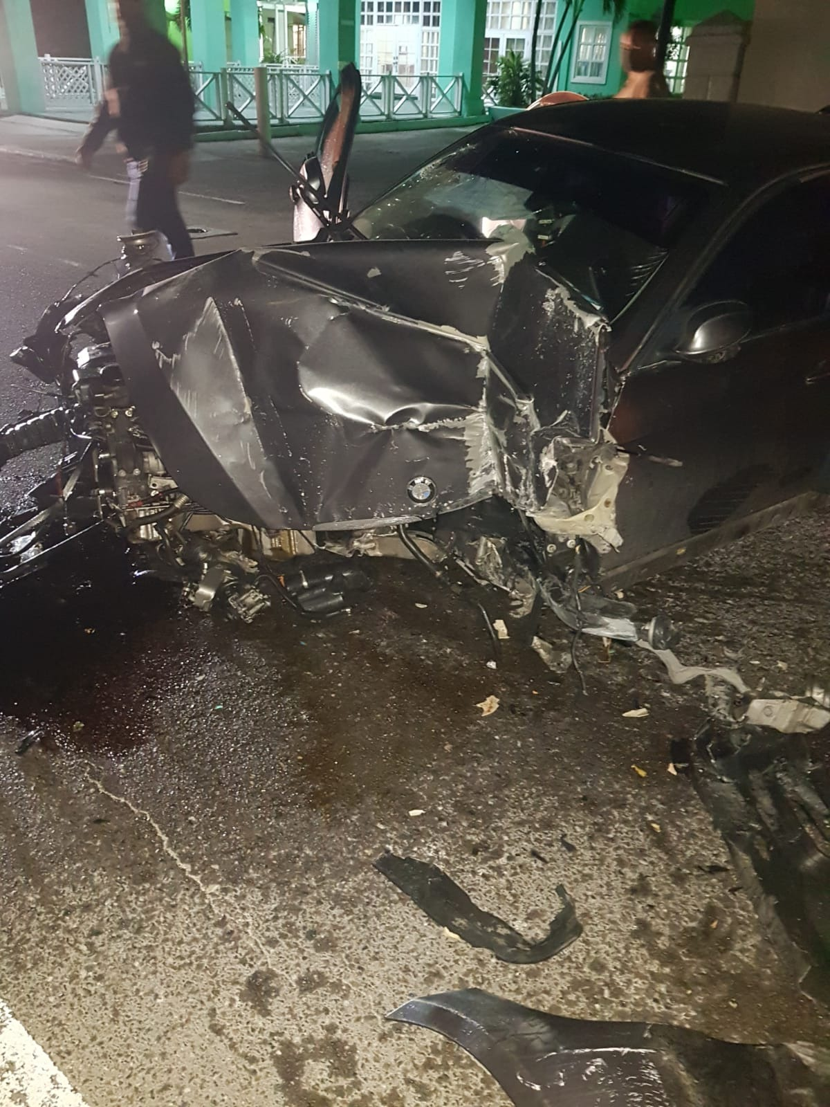 Bad Accident on Bay Street early this morning… | Bahamaspress.com
