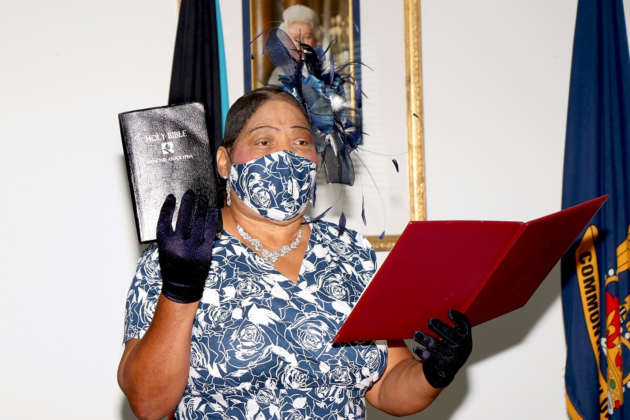 Lonnie Rolle sworn-in as Deputy to the Governor General yesterday ...