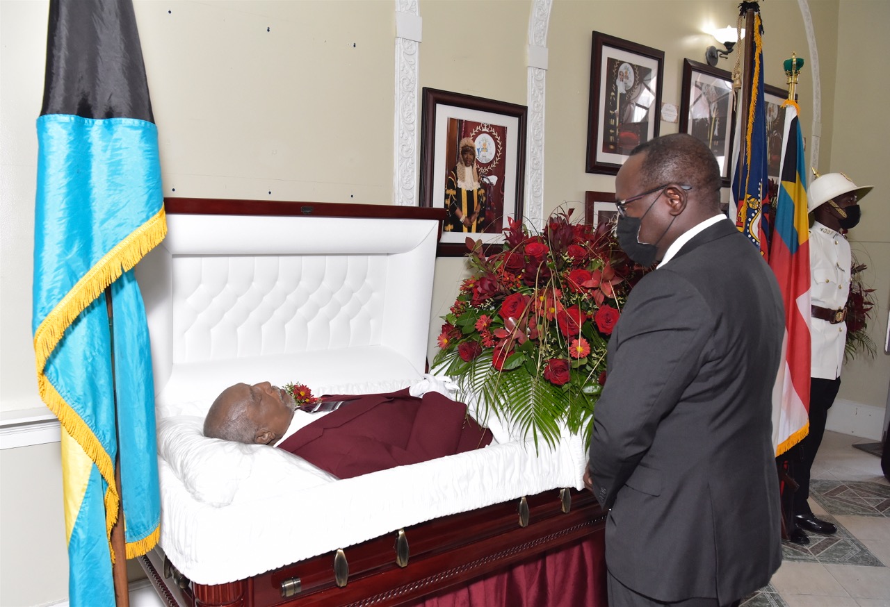 Acting PM COOPER pays respects to the family of the late Keith Archer ...