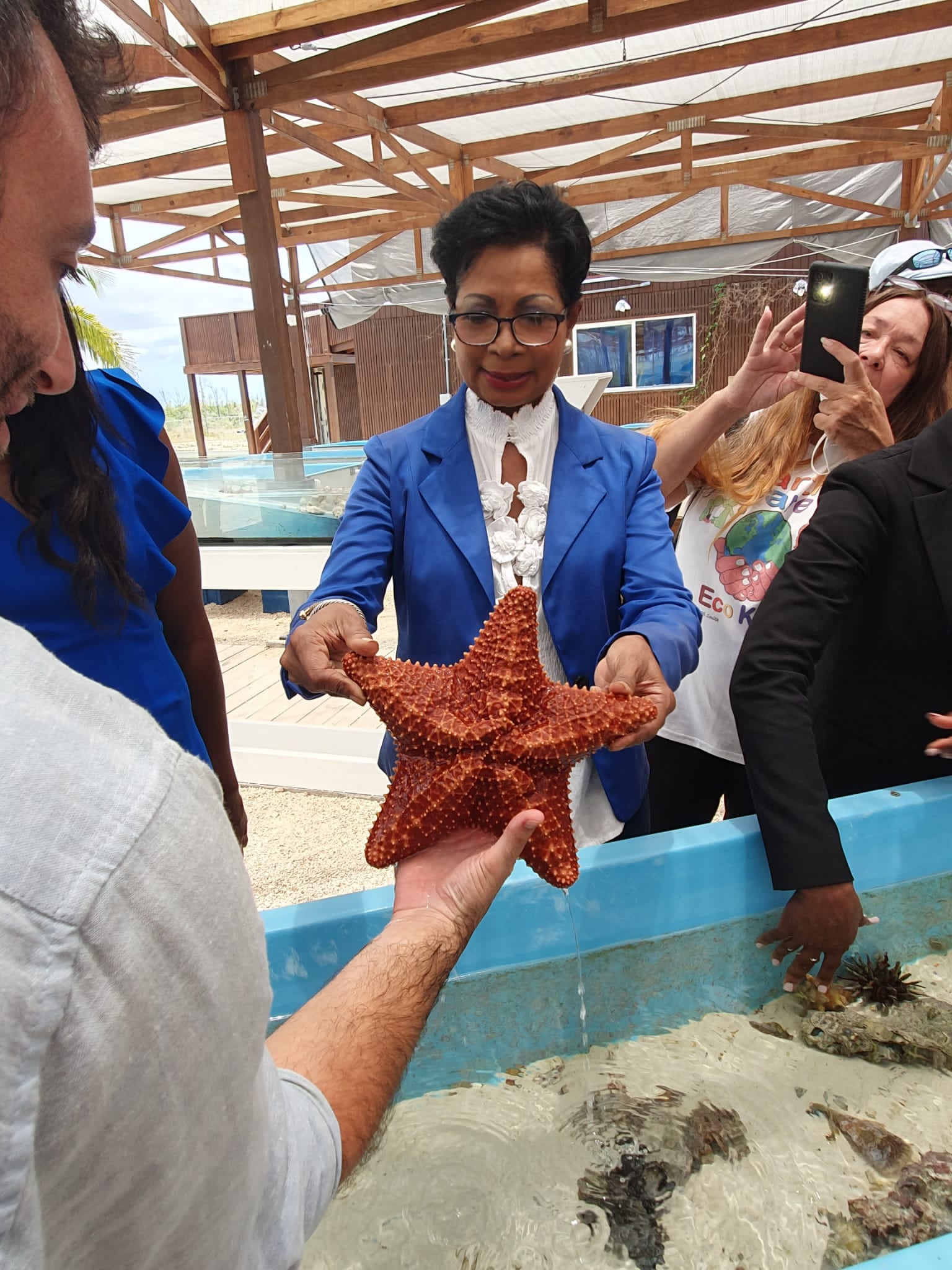 Mrs Ann Marie Davis at launch “Mangrove Mania”… | Bahamaspress.com