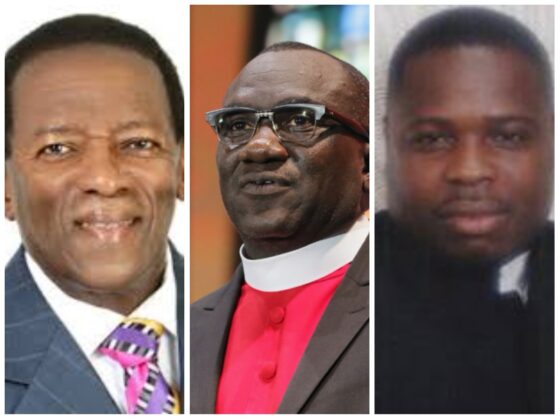 Marvin Pinder, Clayton Fernander and Bishops Delton Fernander, Walter ...