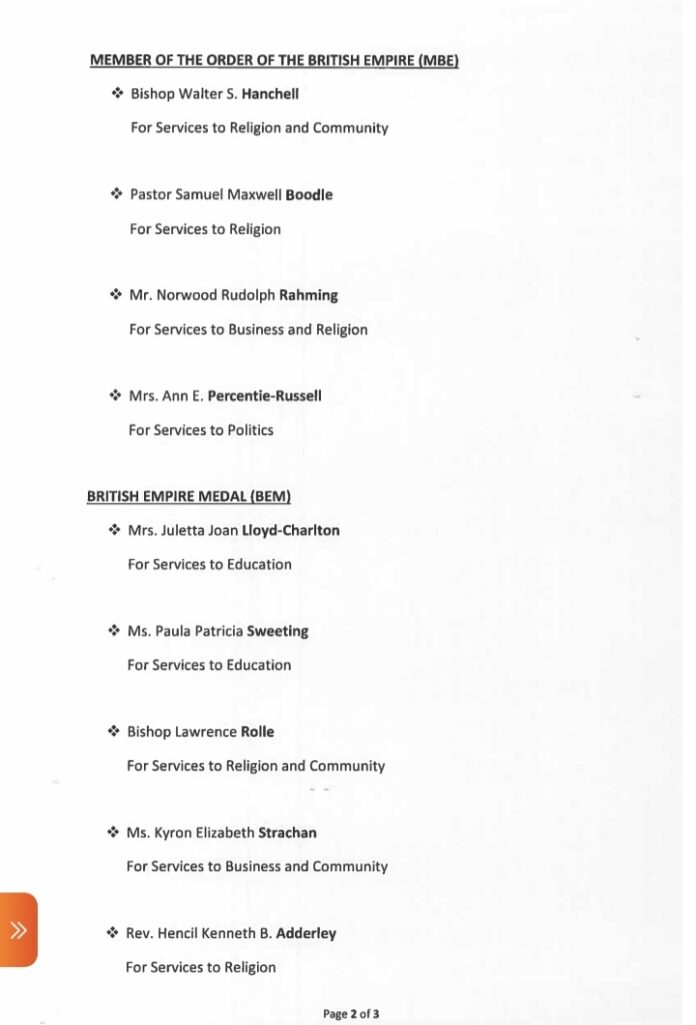 Marvin Pinder, Clayton Fernander and Bishops Delton Fernander, Walter ...