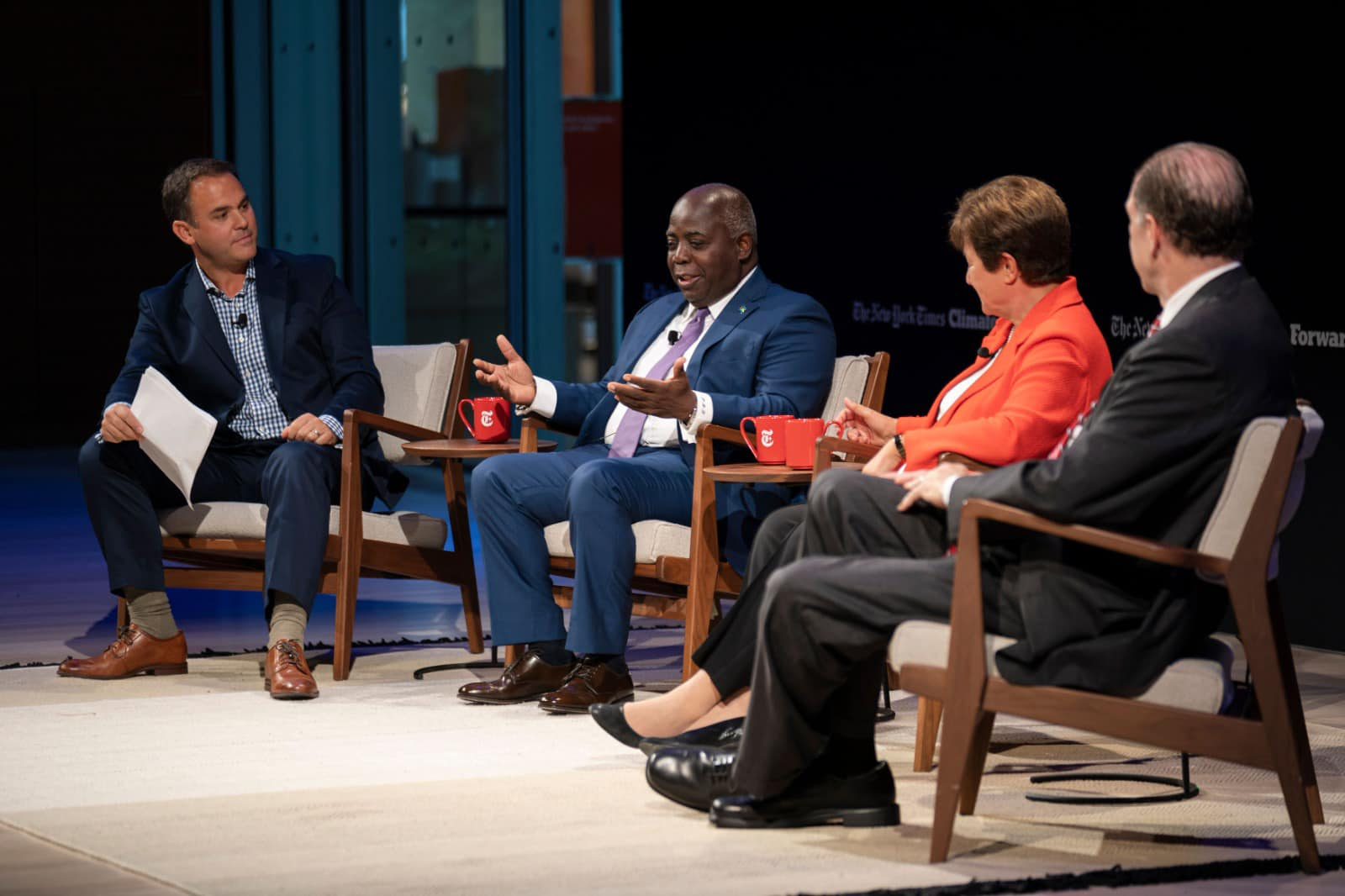PM Davis joins a New York Times panel with IMF… | Bahamaspress.com