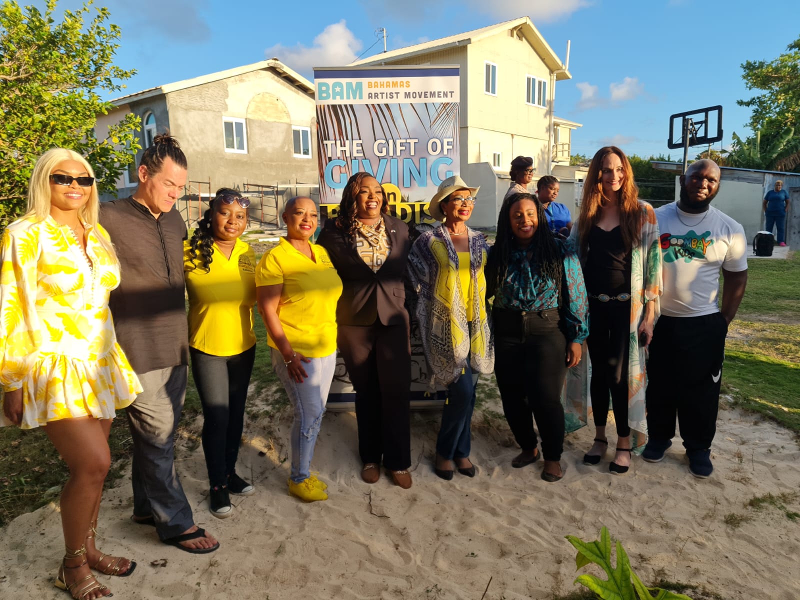 First Lady Ann Marie Davis hits the ground on Cat Island planting trees ...