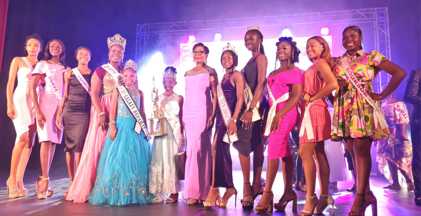 First Lady Ann Marie joined young women at the Little Miss Bains and ...