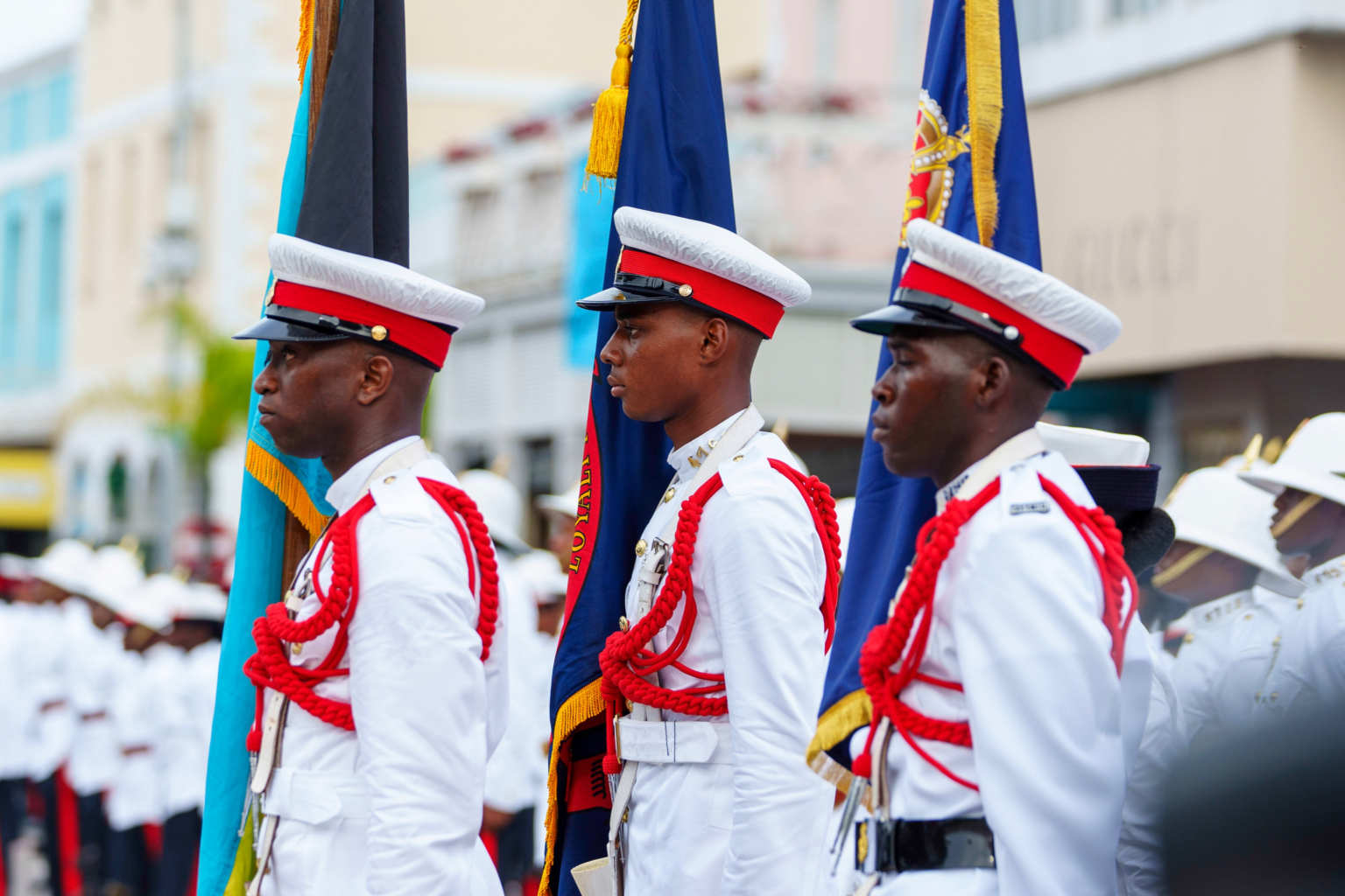 PM Davis celebrates the commitment of New Police Officers at passing ...
