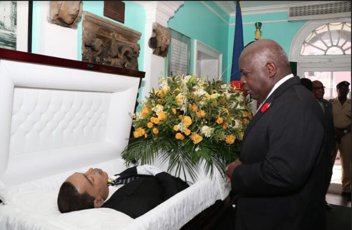 Prime Minister pays last respects to the late Dr. Michael Perry Gomez ...