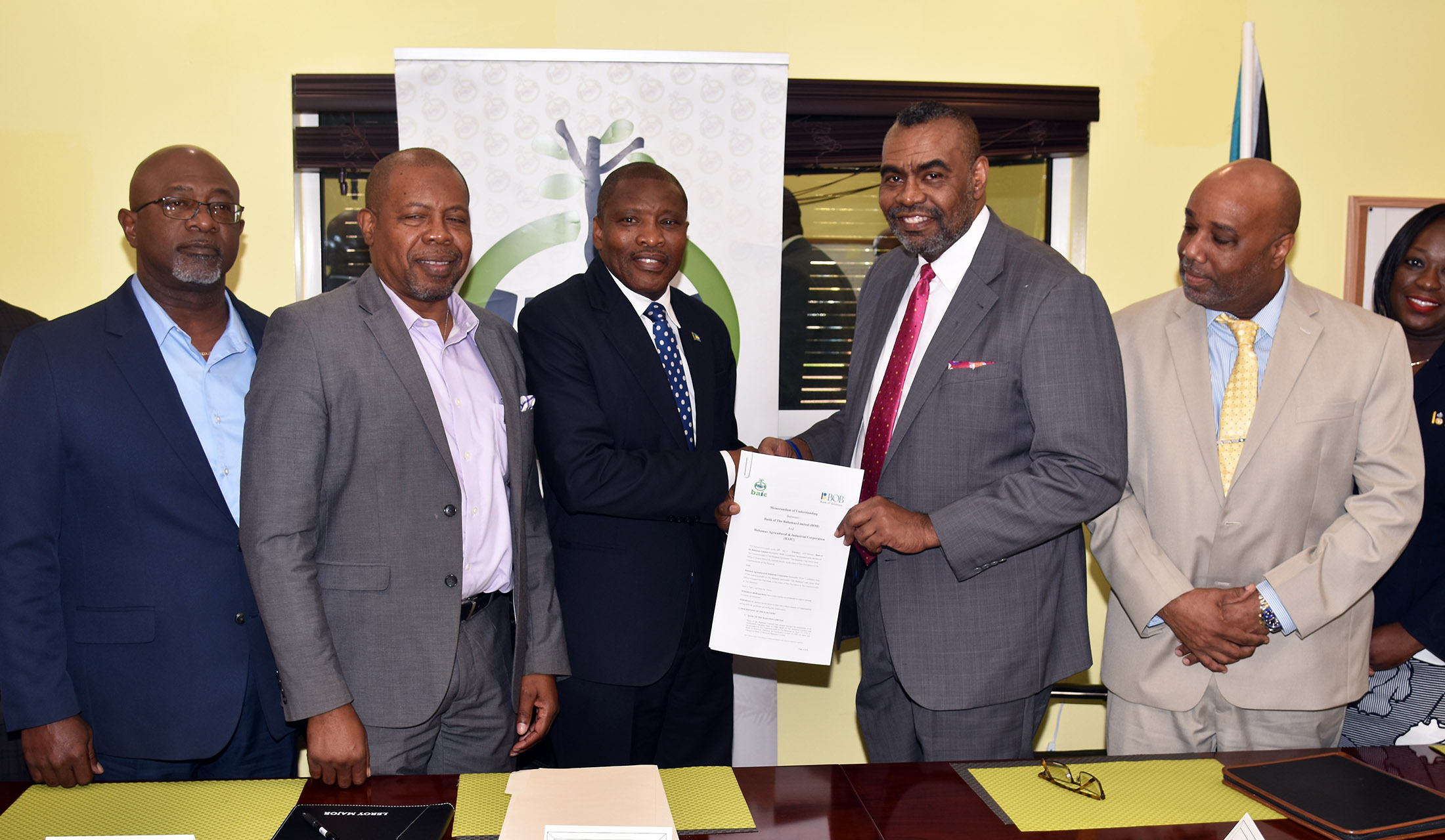 BAIC and Bank of The Bahamas sign MOU to assist farmers… | Bahamaspress.com