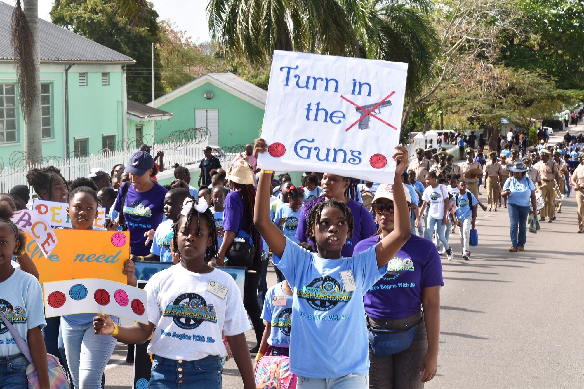 ‘Peace Begins with Me’ Youth March and Rally – CHURRIN DEM begging for ...