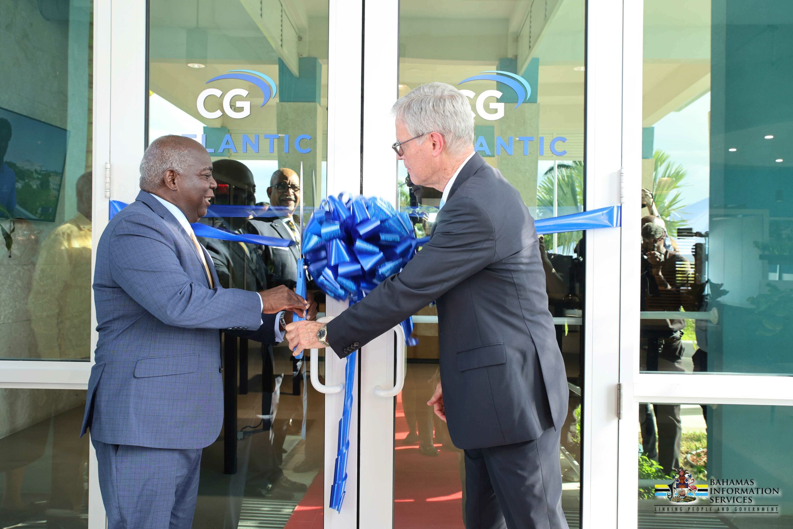 Prime Minister Davis congratulates CG Atlantic at Freeport office ...