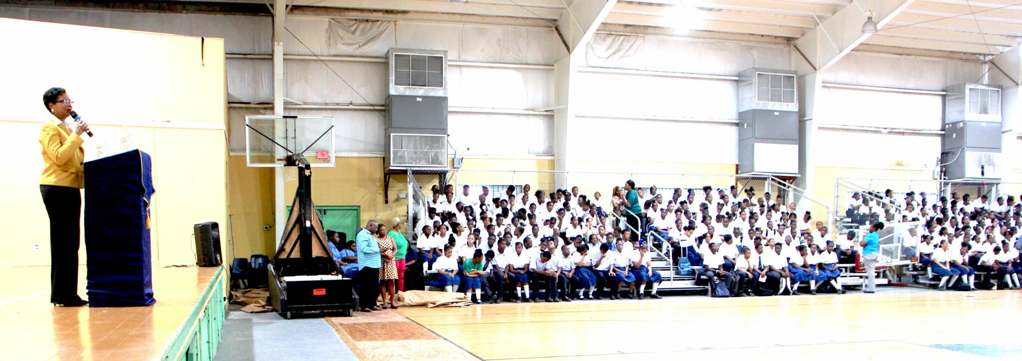 Breadfruit Tree Planting at Anatol Rodgers High by Mrs. Davis, and ...