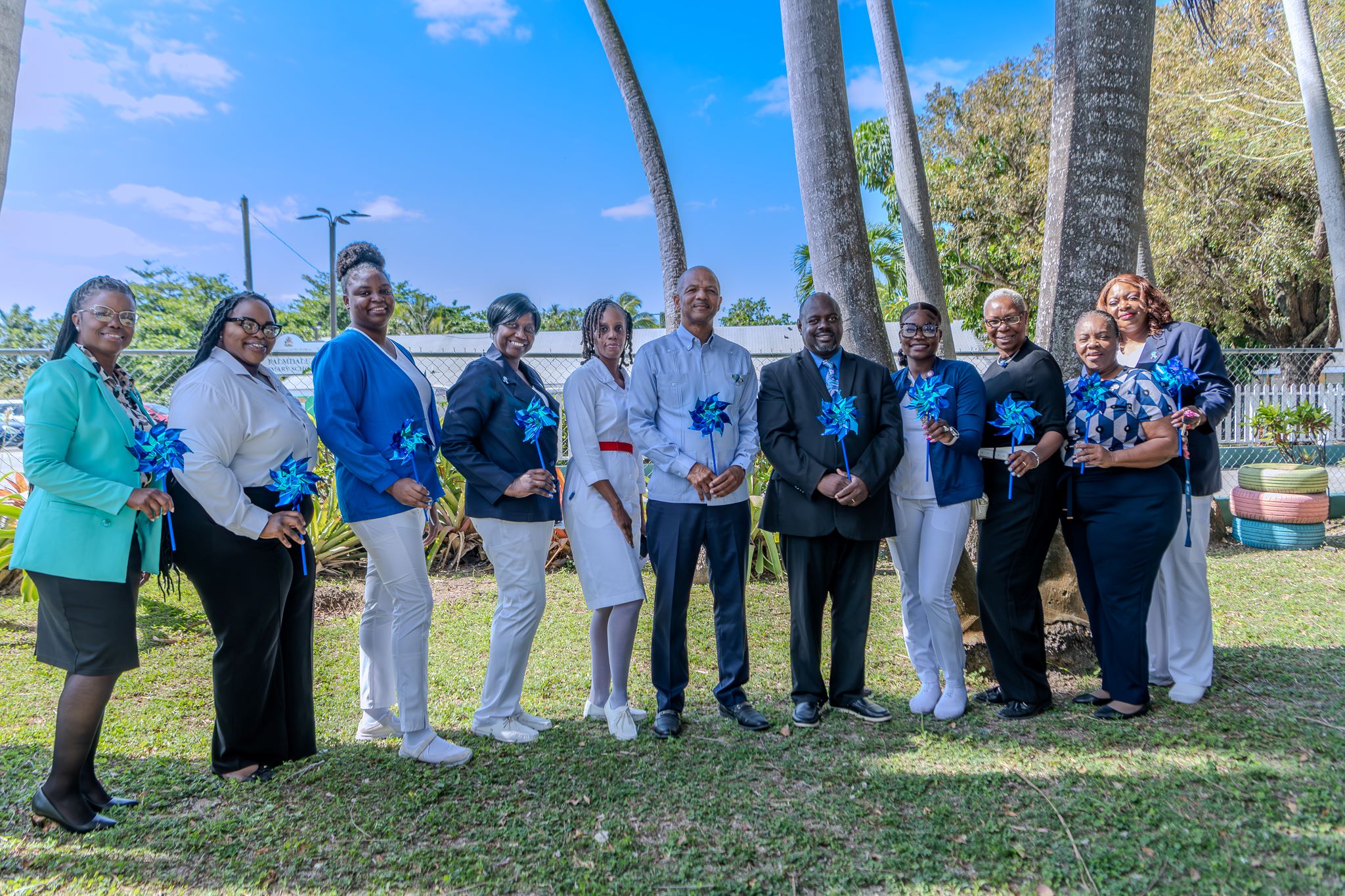 Palmdale Primary gets Pinwheel Garden as part of Child Protection Month ...