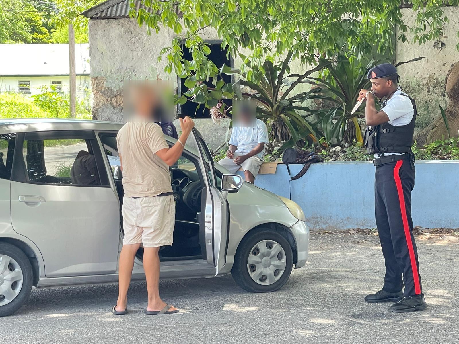 Police aggressive roadblocks inspect drivers across New Providence ...