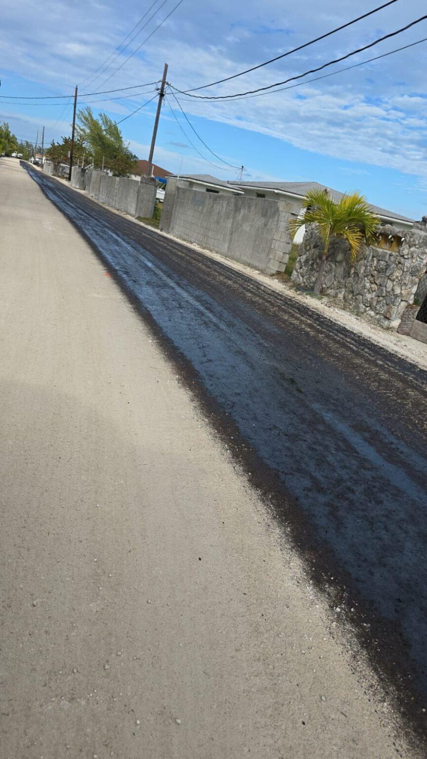 South Bimini gets miles of newly paved roads! | Bahamaspress.com