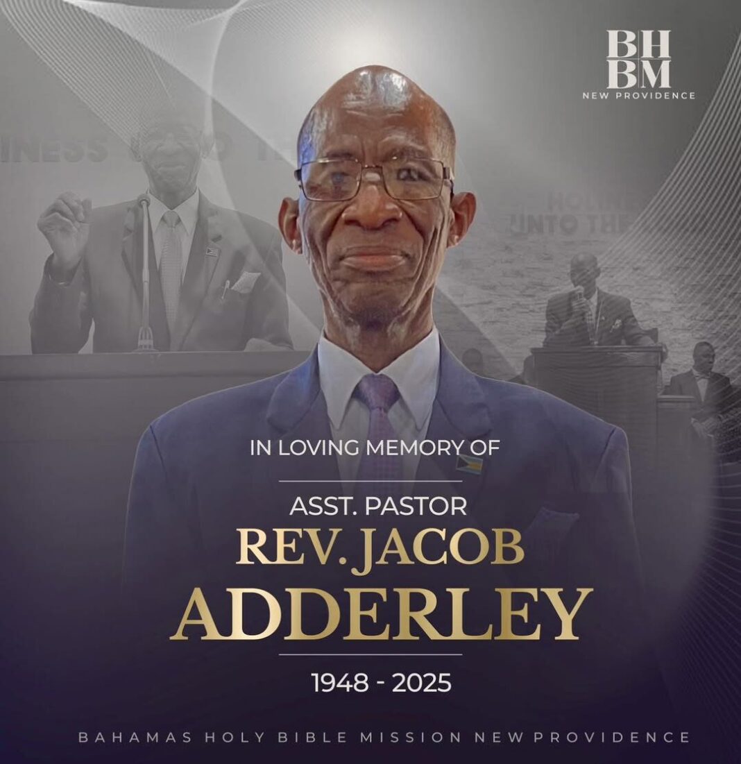 Former Nassau Guardian and Tribune staffer Assistant Pastor Rev. JACOB ...
