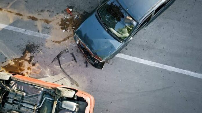Rollover just south of six-legged roundabout | Bahamaspress.com
