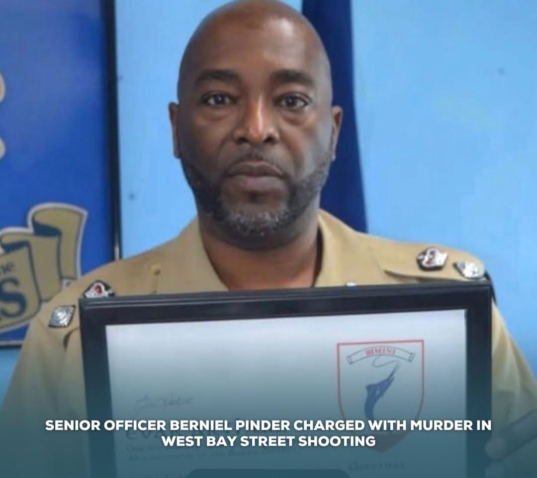 Superintendent Berneil Pinder, 51, charged before the courts in the ...